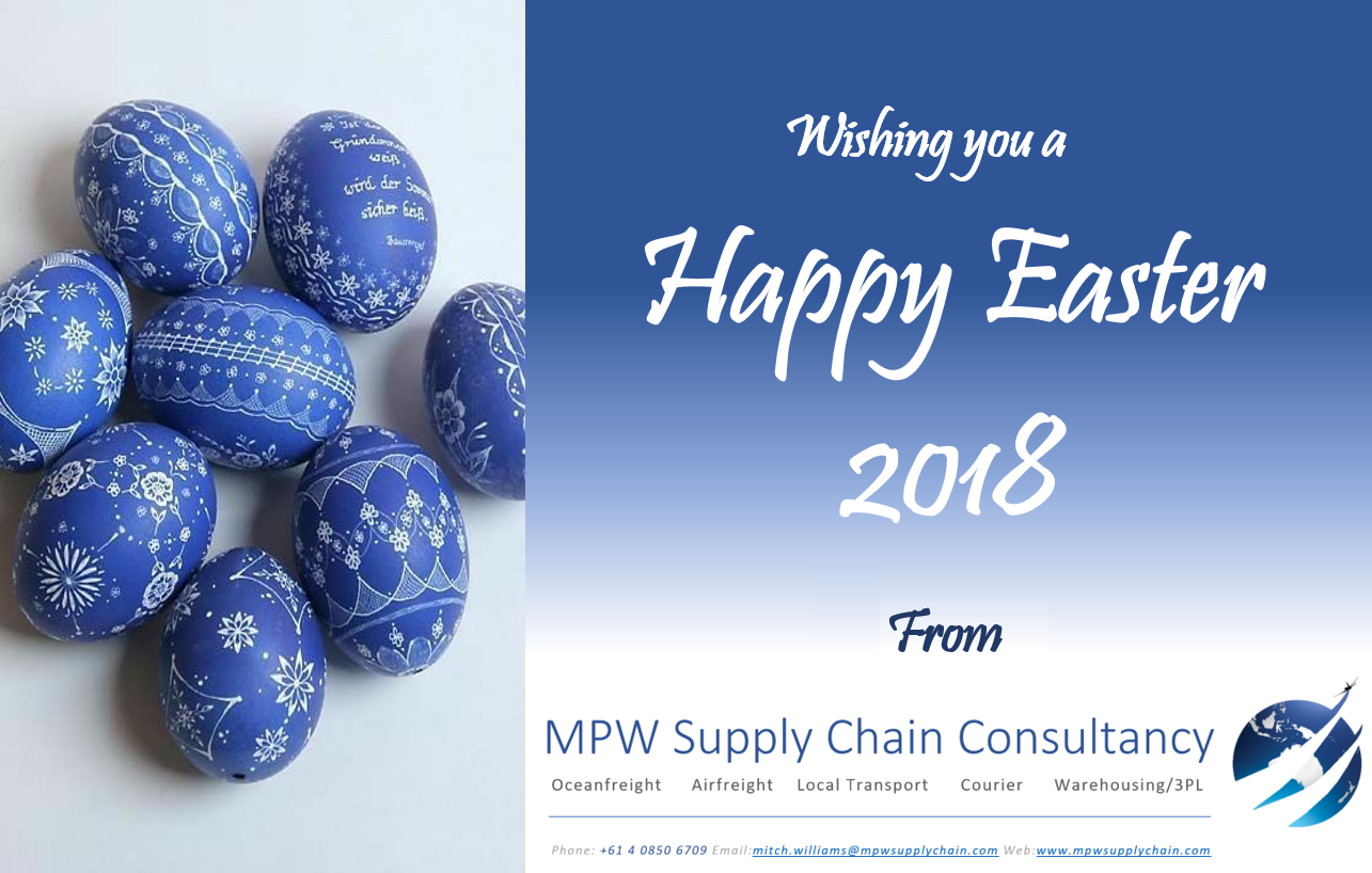 Happy Easter 2018 Mpw Supply Chain Consultancy
